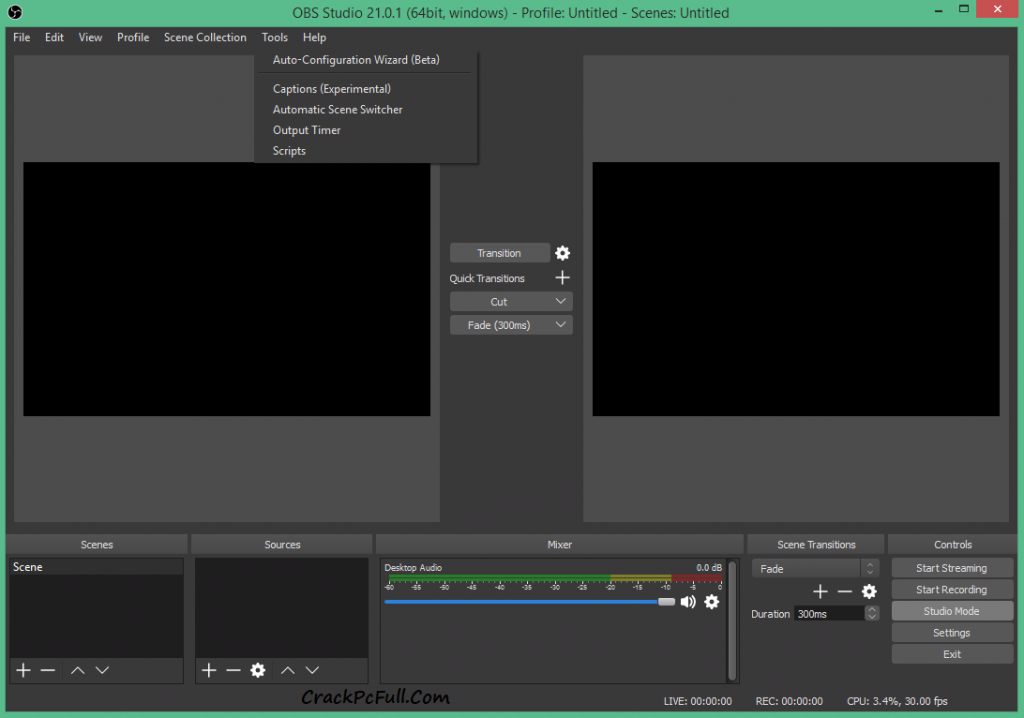 OBS Studio 29.1.3 Crack + Serial Key Free Download [2023]